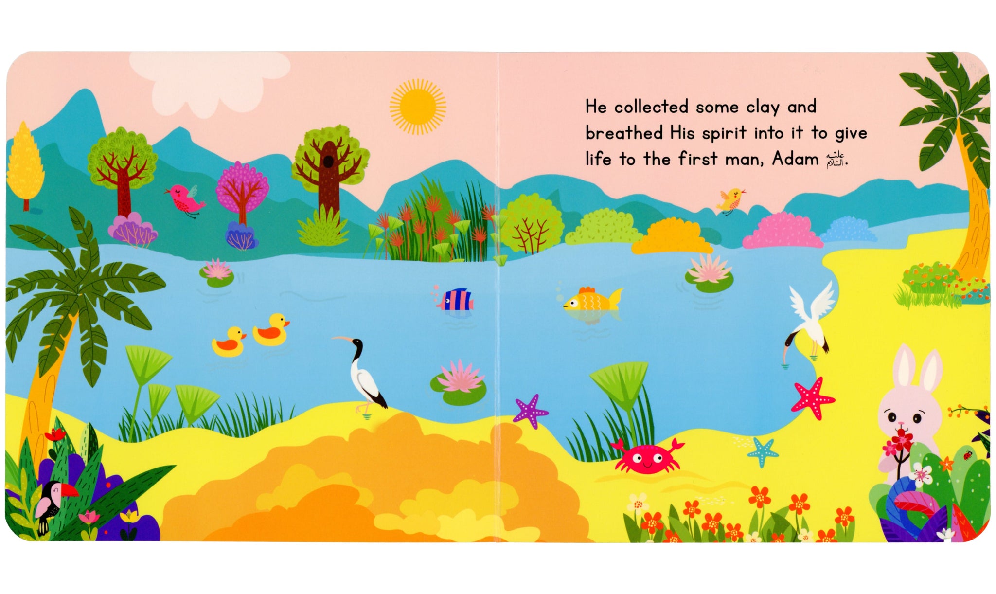 The Story of Prophet Adam Board Book – Anafiya Malaysia